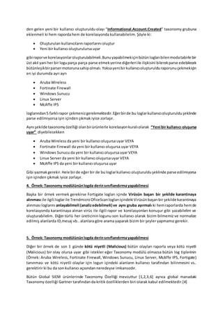 SIEM ÇÖZÜMLERİNDE TAXONOMY NE İŞE YARAR? | PDF