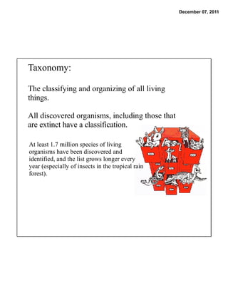 Taxonomy notes pdf | PDF