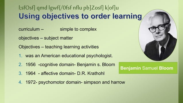 Taxonomy of benzamin S. Bloom | PPT