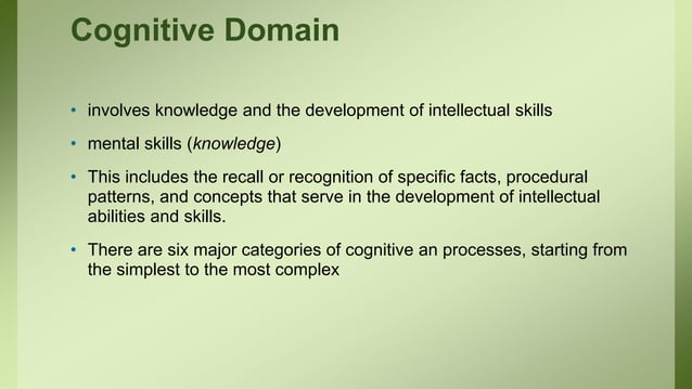 Taxonomy of benzamin S. Bloom | PPT