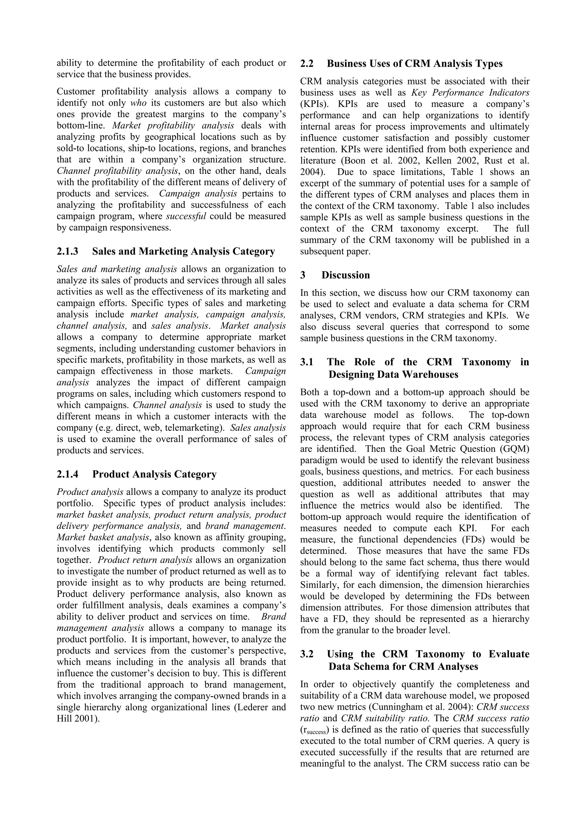 Case Study Taxonomy of crm | PDF