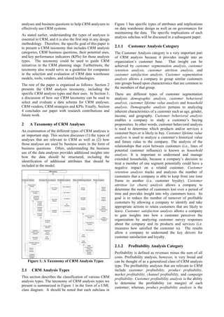 Case Study Taxonomy of crm | PDF