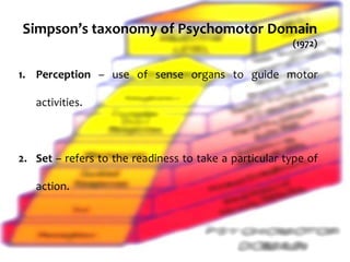 Taxonomy of educational objectives | PPTX