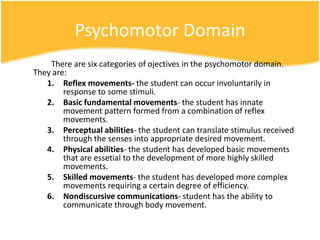 Taxonomy of Educational Objectives | PPTX