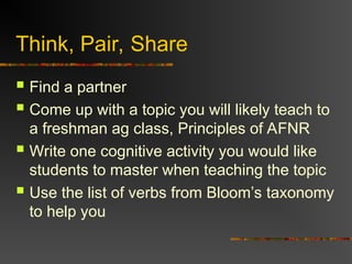 TAXONOMY OF EDUCATIONAL OBJECTIVES in education and social sciences 2 2.ppt
