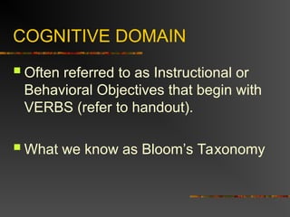 TAXONOMY OF EDUCATIONAL OBJECTIVES in education and social sciences 2 2.ppt
