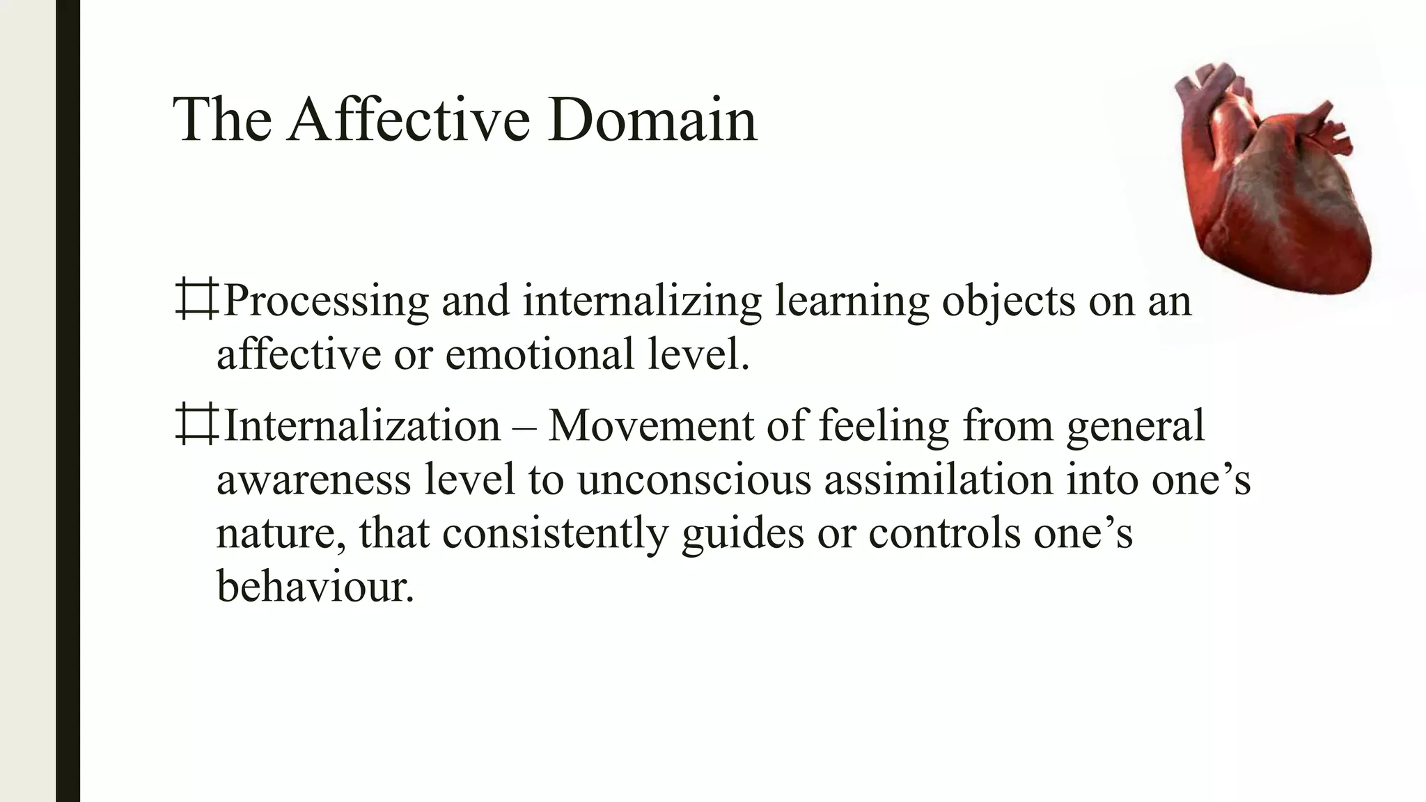 Taxonomy of Educational Objectives- The Psychomotor domain | PPTX