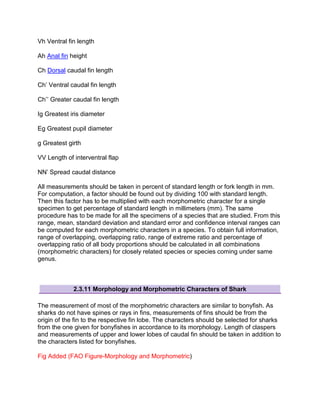 Taxonomy of finfish notes | PDF