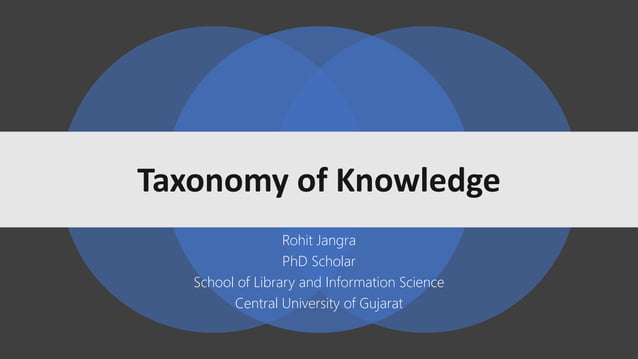 Taxonomy of Knowledge Management | PPTX | Databases | Computer Software and Applications
