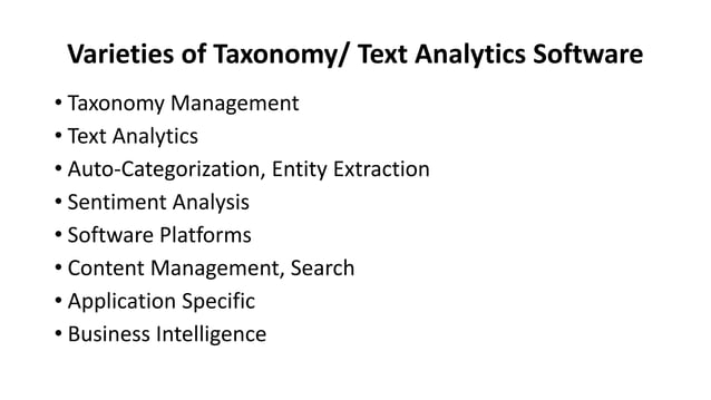 Taxonomy of Knowledge Management | PPTX | Databases | Computer Software and Applications