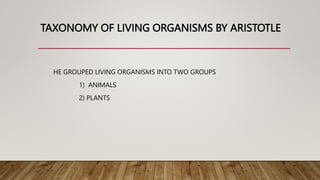 TAXONOMY OF LIVING ORGANISMS.pptx
