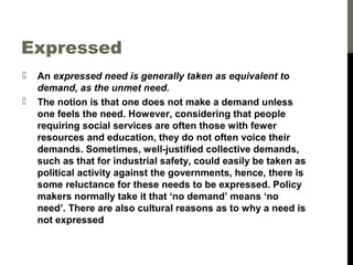 Taxonomy of Need | PPT