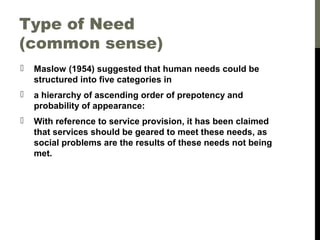 Taxonomy of Need | PPT