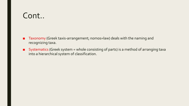 Taxonomy of nematodes | PPTX | Biological Sciences | Science