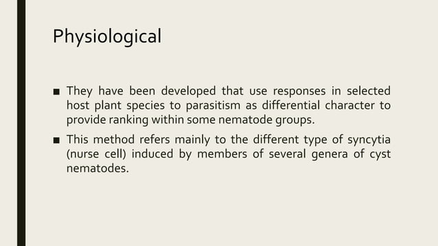 Taxonomy of nematodes | PPTX | Biological Sciences | Science