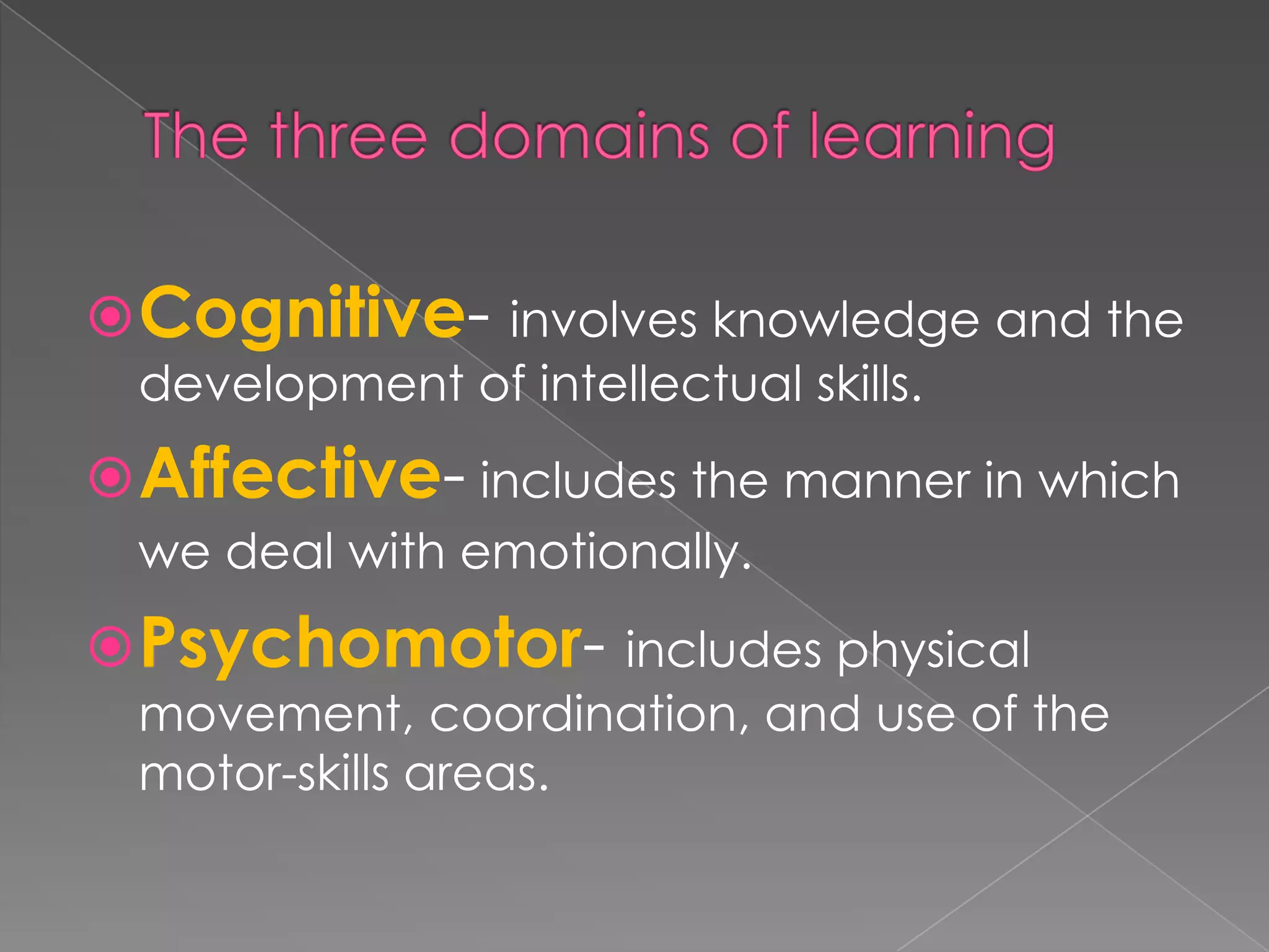 Taxonomy of objectives | PPTX | Science