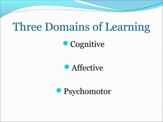 Taxonomy of objectives | PPT