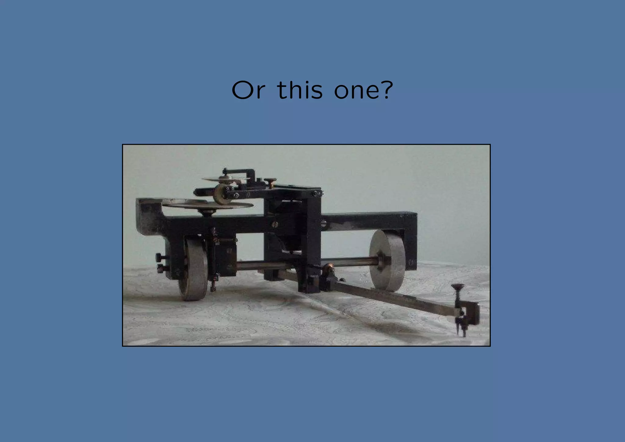 A Taxonomy of Planimeters | PPT