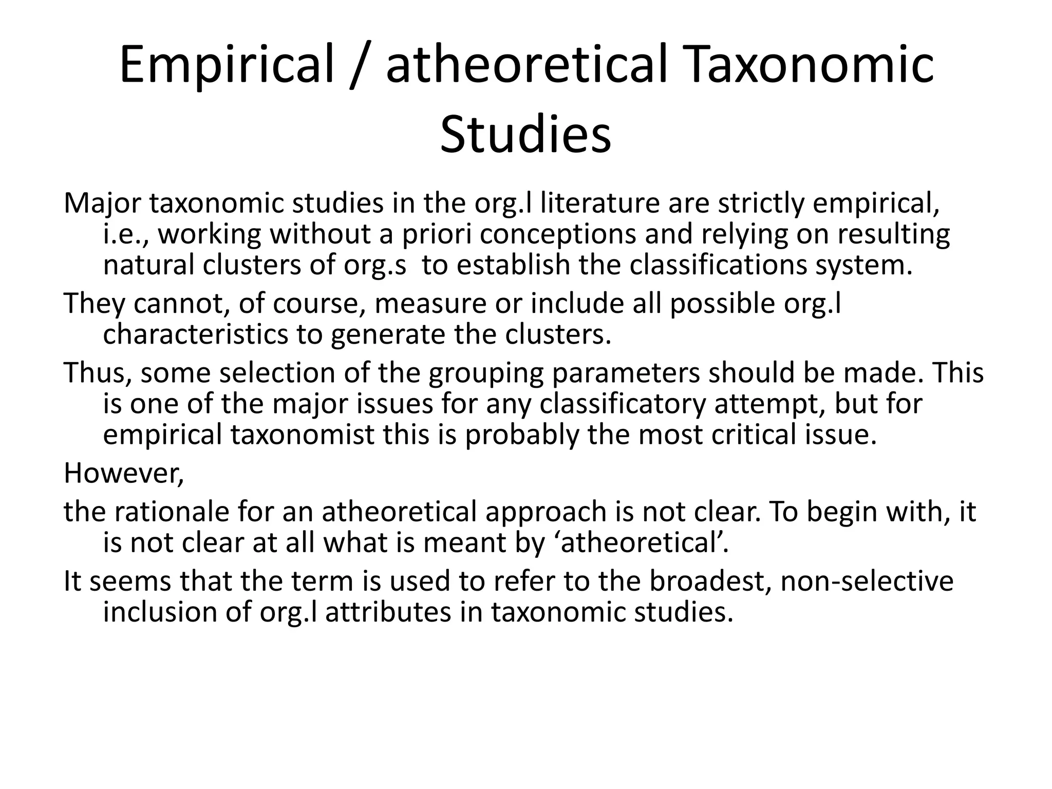 Taxonomy org | PPTX