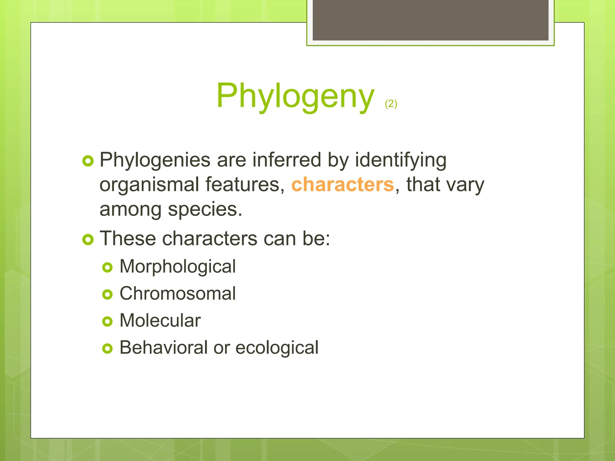 taxonomyphylogenytutorial.ppt GENERAL BIOLOGY | PPT
