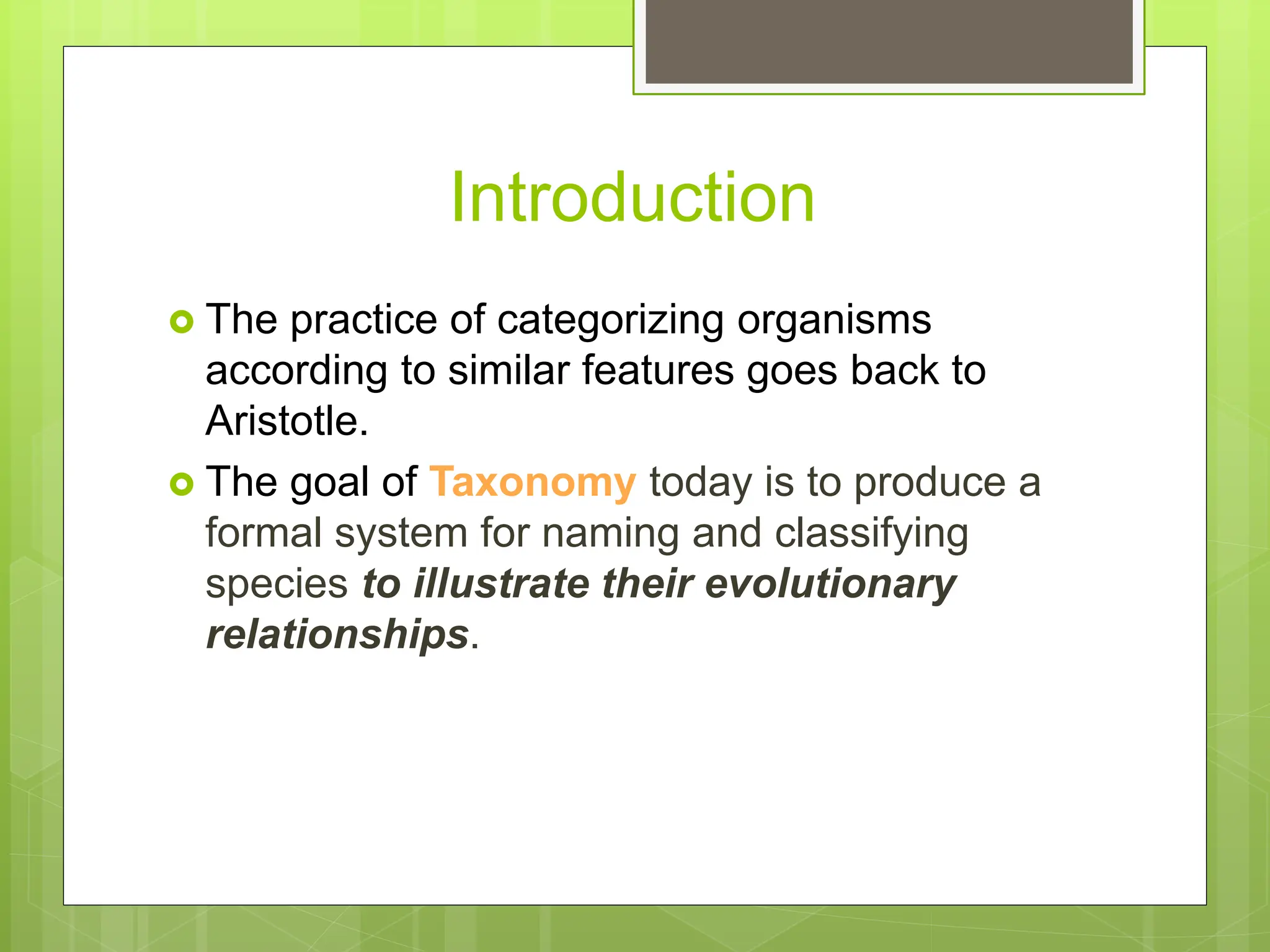 taxonomyphylogenytutorial.ppt GENERAL BIOLOGY | PPT