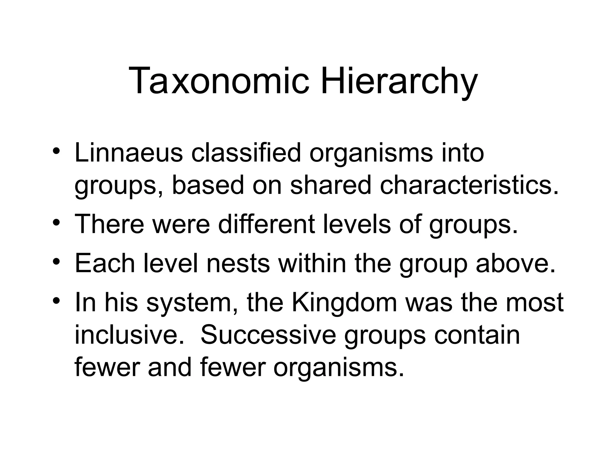 Taxonomy Powerpoint GRADE 8 SCIENCE 123465 | PPT