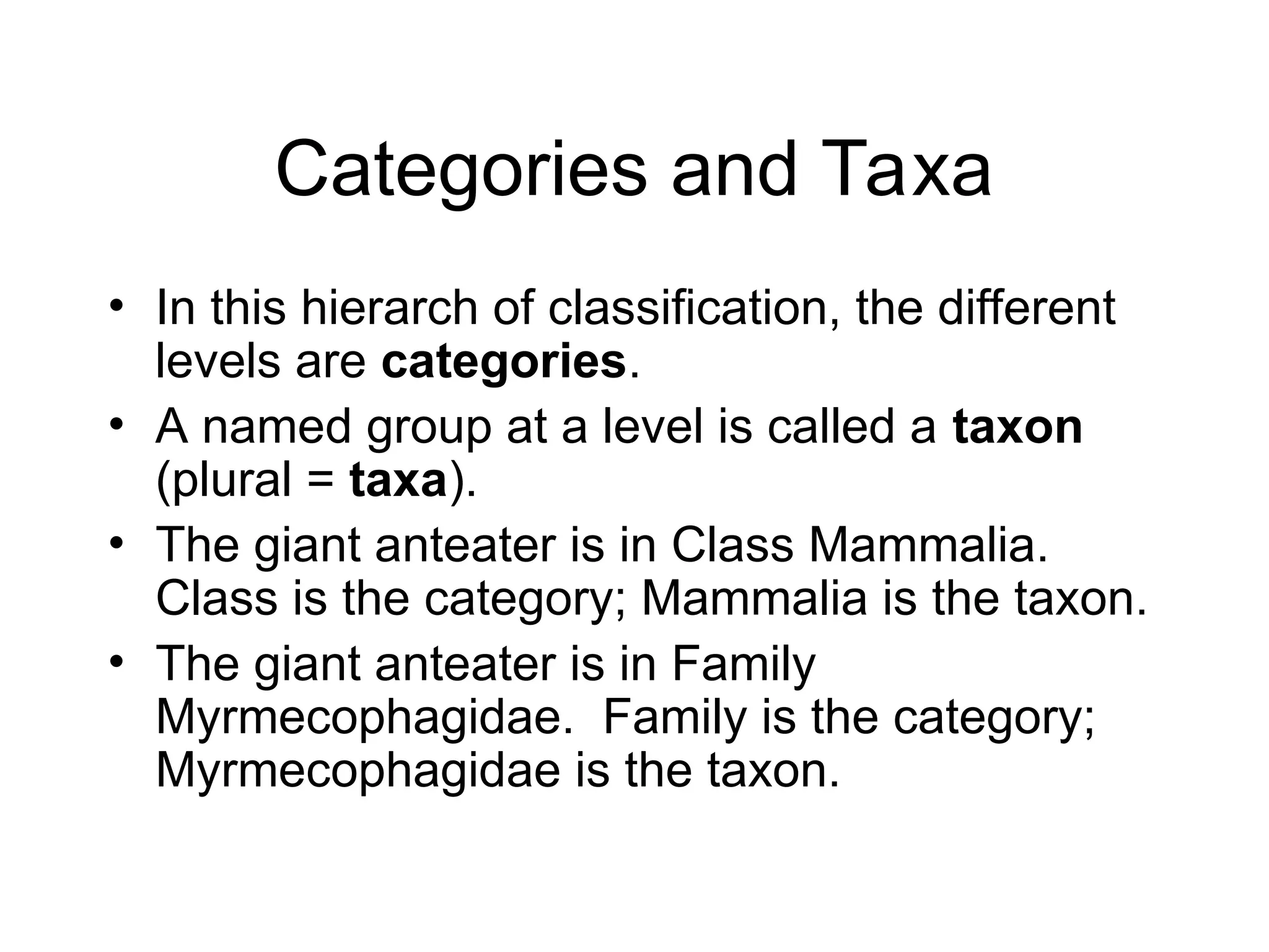 Taxonomy Powerpoint GRADE 8 SCIENCE 123465 | PPT