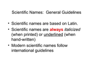 Taxonomy Powerpoint GRADE 8 SCIENCE 123465 | PPT