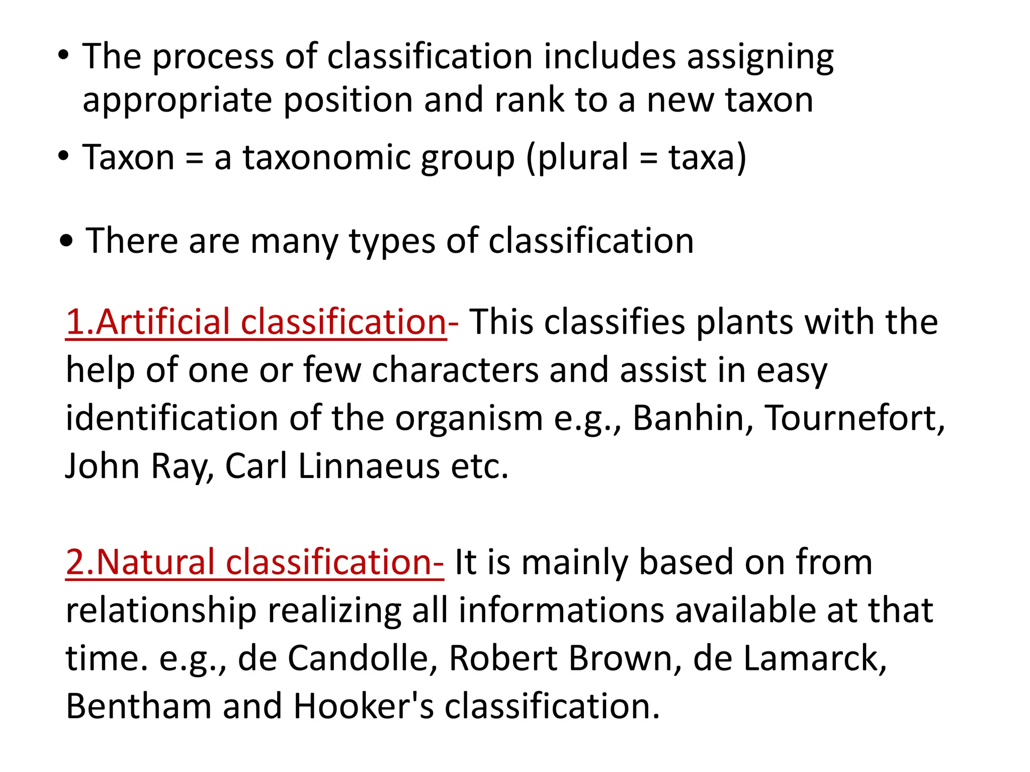Aims & fundamental components of taxonomy | PPT
