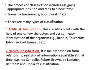 Aims & fundamental components of taxonomy | PPT