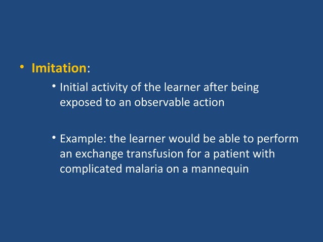 MEU WORKSHOP Taxonomy educational objectives | PPT