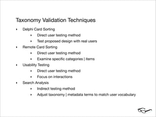 Taxonomy Validation | PPT