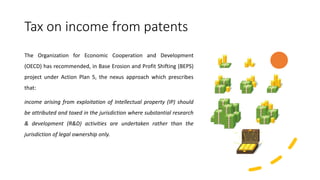 Tax on patent royalty | PPT