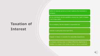 Tax on savings and investment income | PPTX