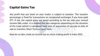 TAX ON STOCK TRADING | PPTX