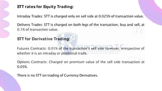 TAX ON STOCK TRADING | PPTX