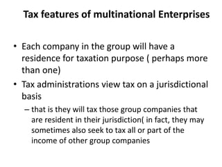 Tax Planing Schemes of Multinational Companies | PPTX
