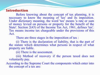 Tax planning concepts | PPTX