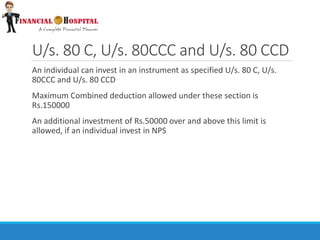 Tax planning for salaried individual | PPTX