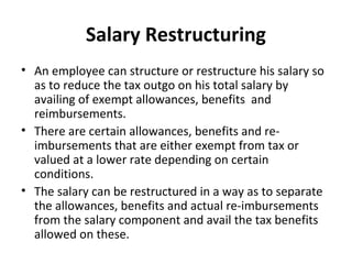 Tax planning for salaried individuals | PPT