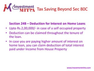 Tax planning through prudent investments | PDF