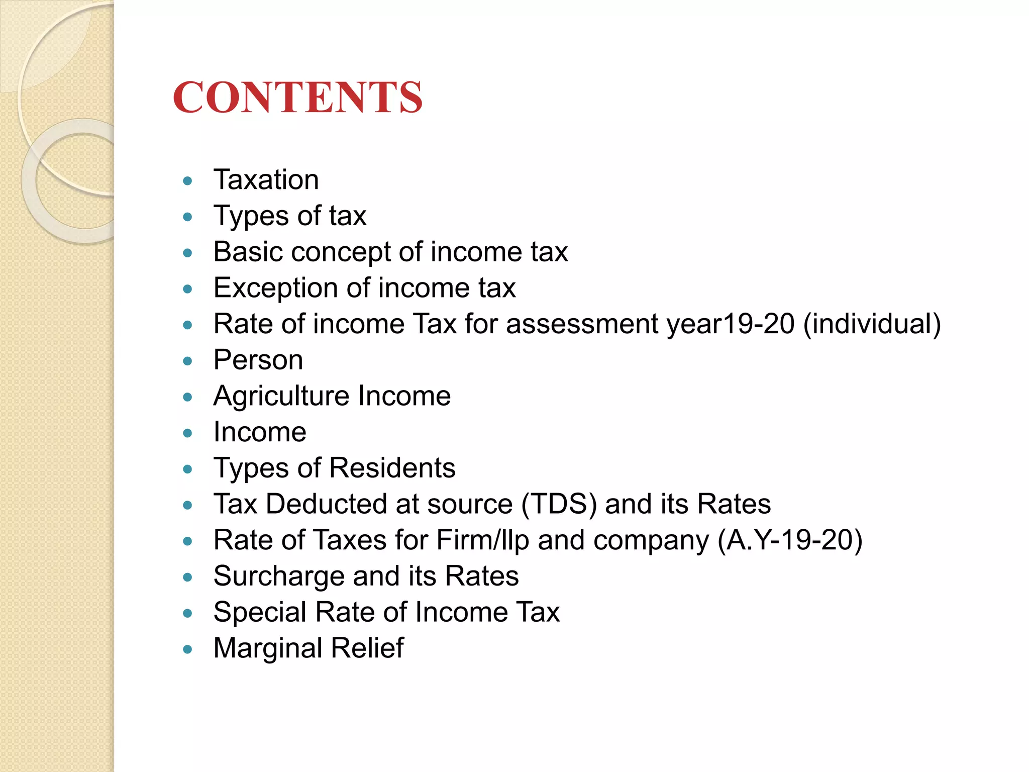 Tax ppt | PPT