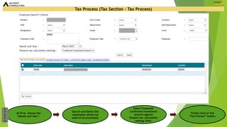 Tax Calculation Process with easy Step by step | PDF