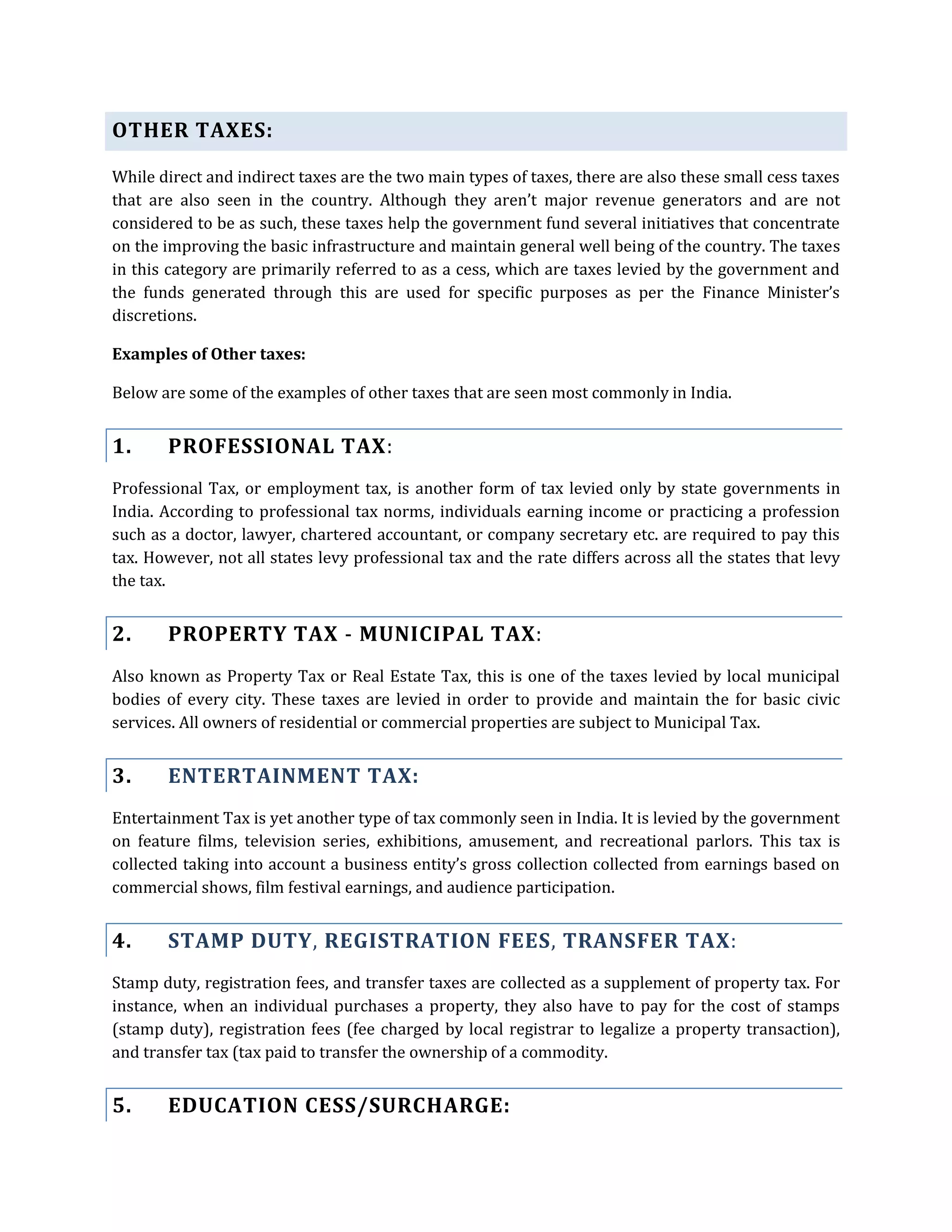 Tax provision in India l harishankar sahu | PDF