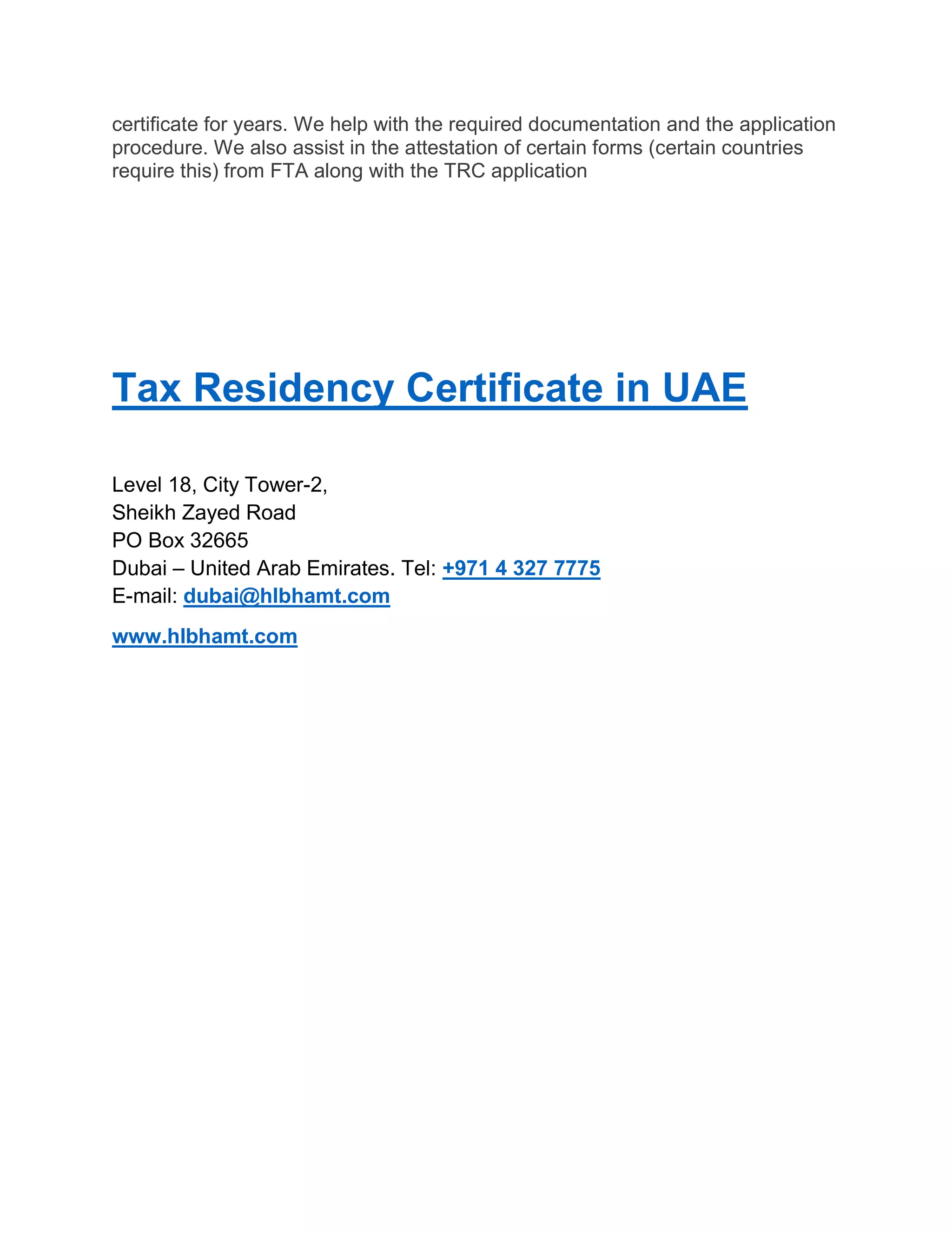 Tax Residency Certificate in UAE.pdf