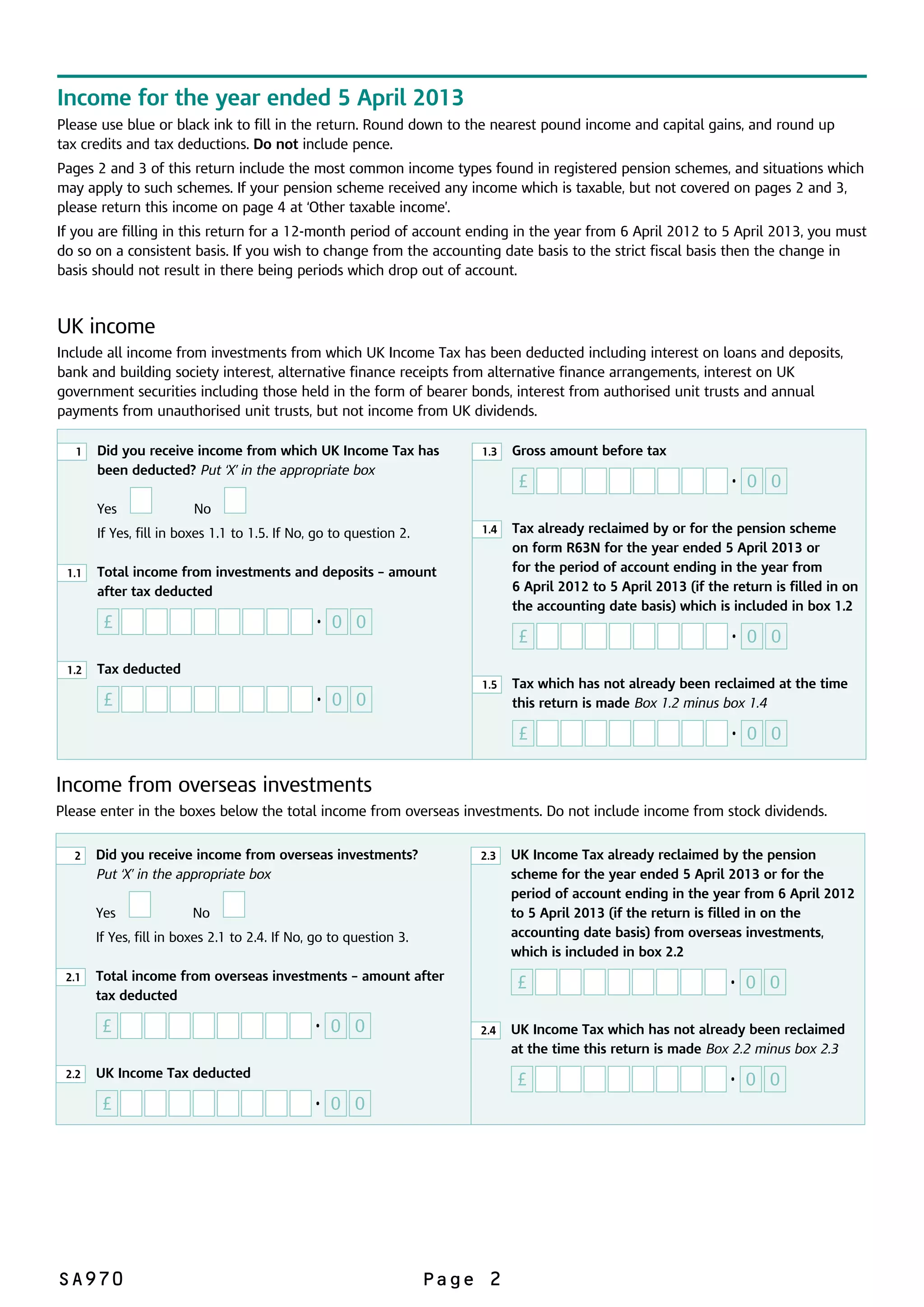 Tax return for trustees of registered pension schemes | PDF