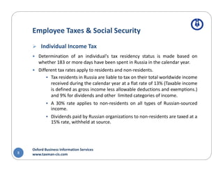 Tax Russia | PDF