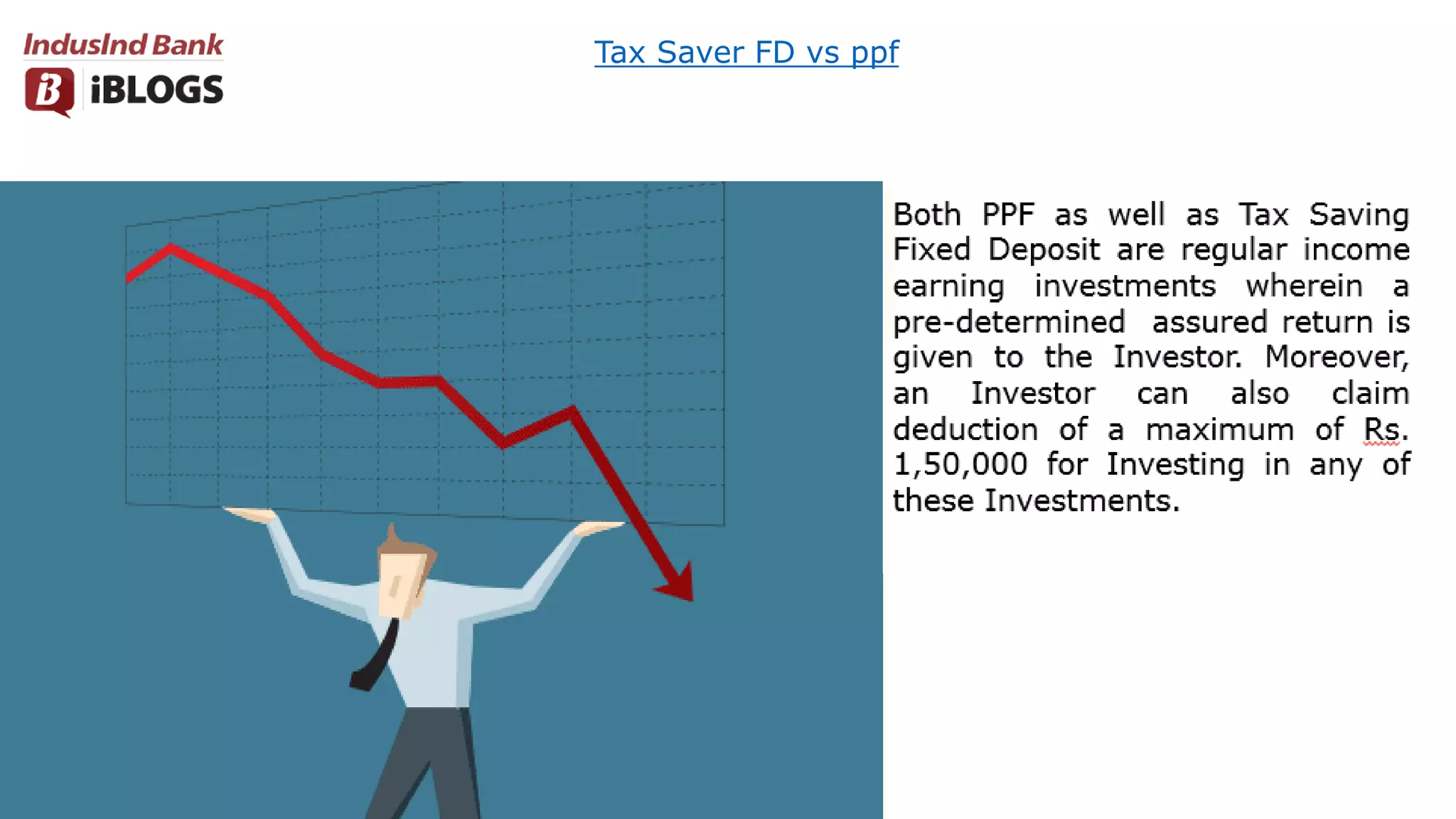 Tax saver fd vs ppf | PPT