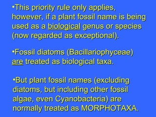 Comparing the Codes: Zoological and Botantical Nomenclature | PPT