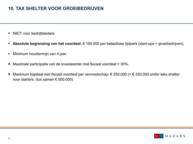 Tax Shelter naslagwerk met rekenvoorbeeld | PDF | Business Accounting & Finance | Business